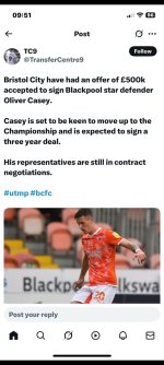 Ollie Casey to Bristol City on the cheap | AVFTT